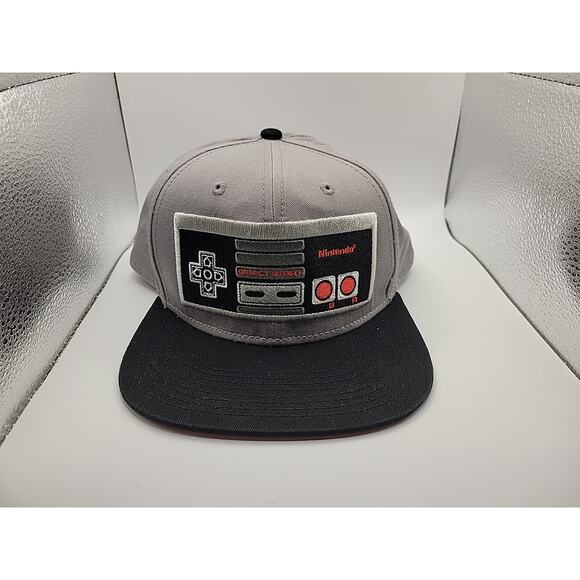 Bioworld | Accessories | Nintendo Nes Game Controller Snapback Hat Cap ...